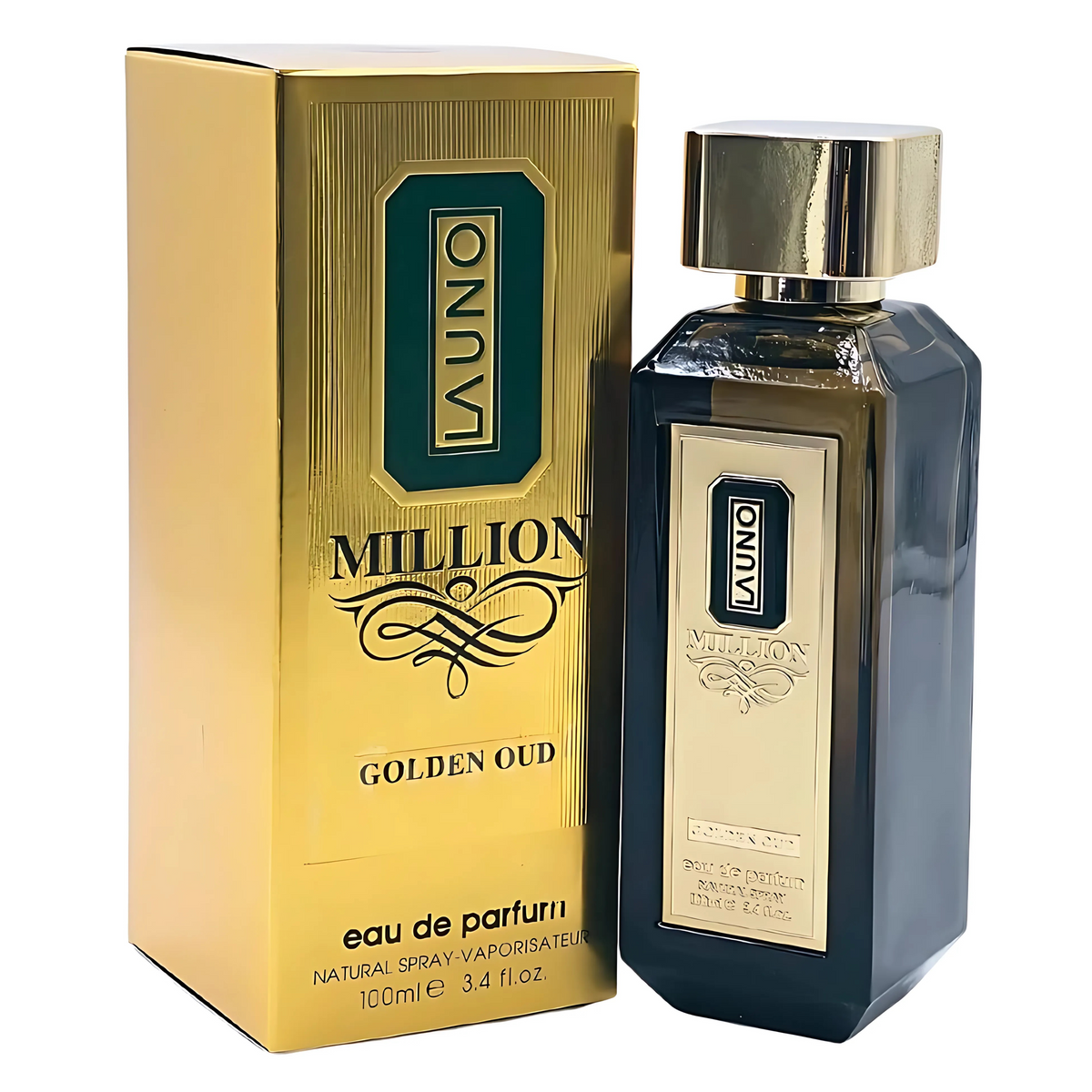 La Uno Million Golden Oud Perfume 100ml EDP Fragrance World