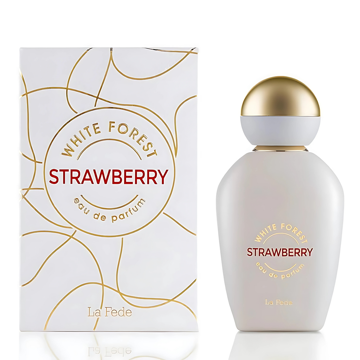 White Forest Strawberry Perfume 100ml EDP La Fede By Khaldaj