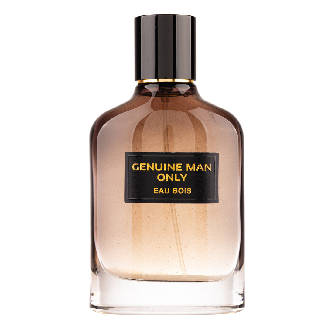 Genuine Man Only Eau Bois 100ml EDP By Fragrance World | Olvio