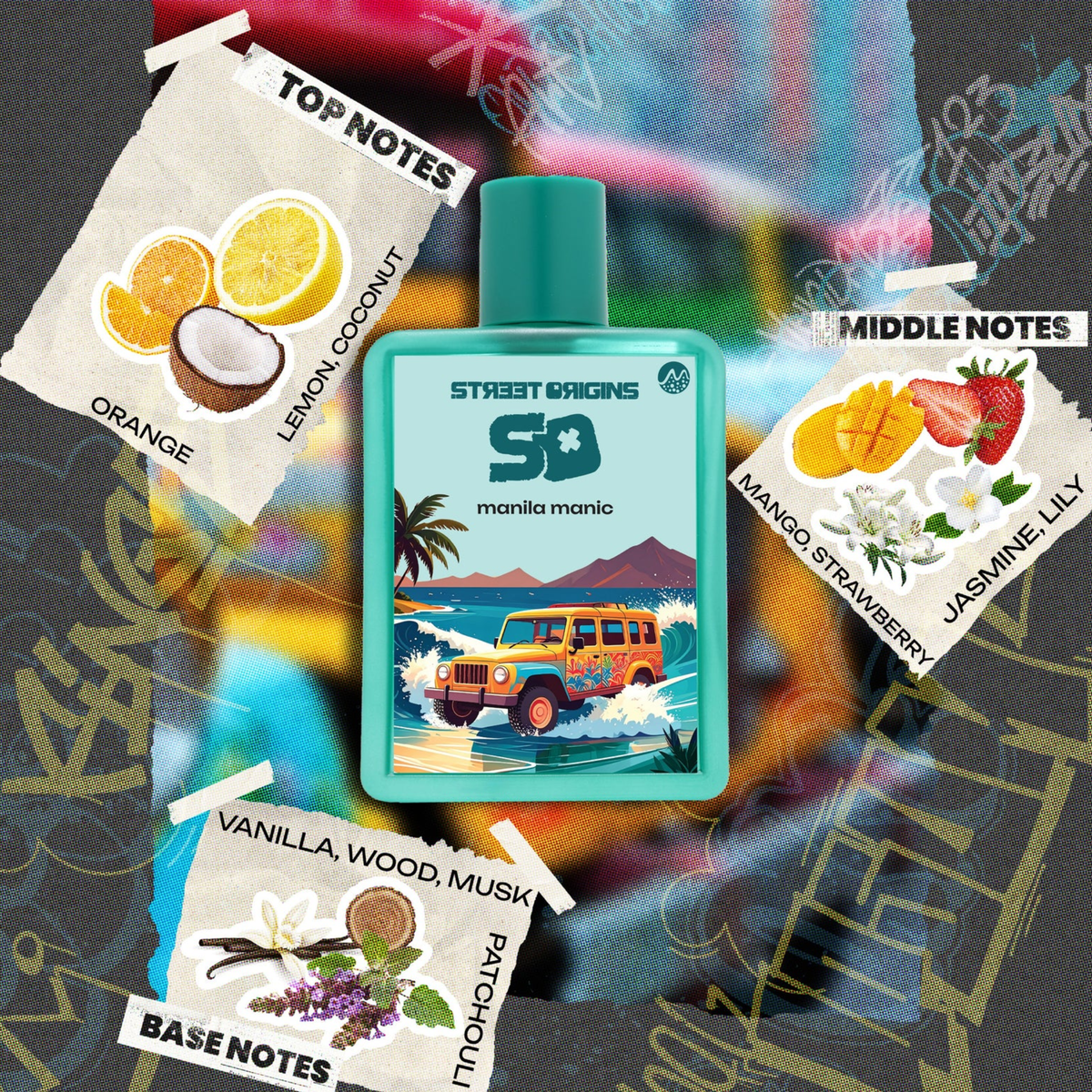 Manila Manic Perfume 75ml EDP Street Origins by Fragrance World