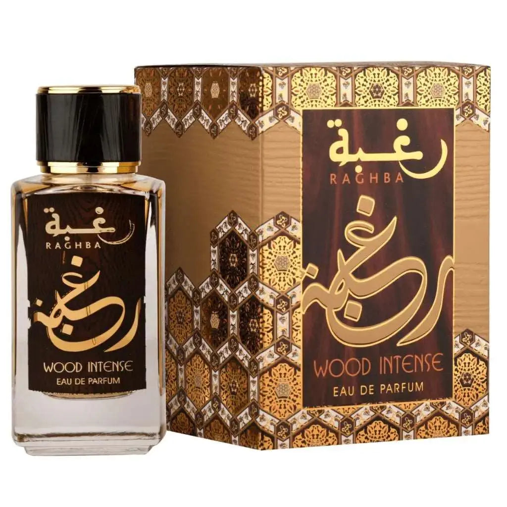 Raghba Wood Intense 100ml EDP by Lattafa - Olvio
