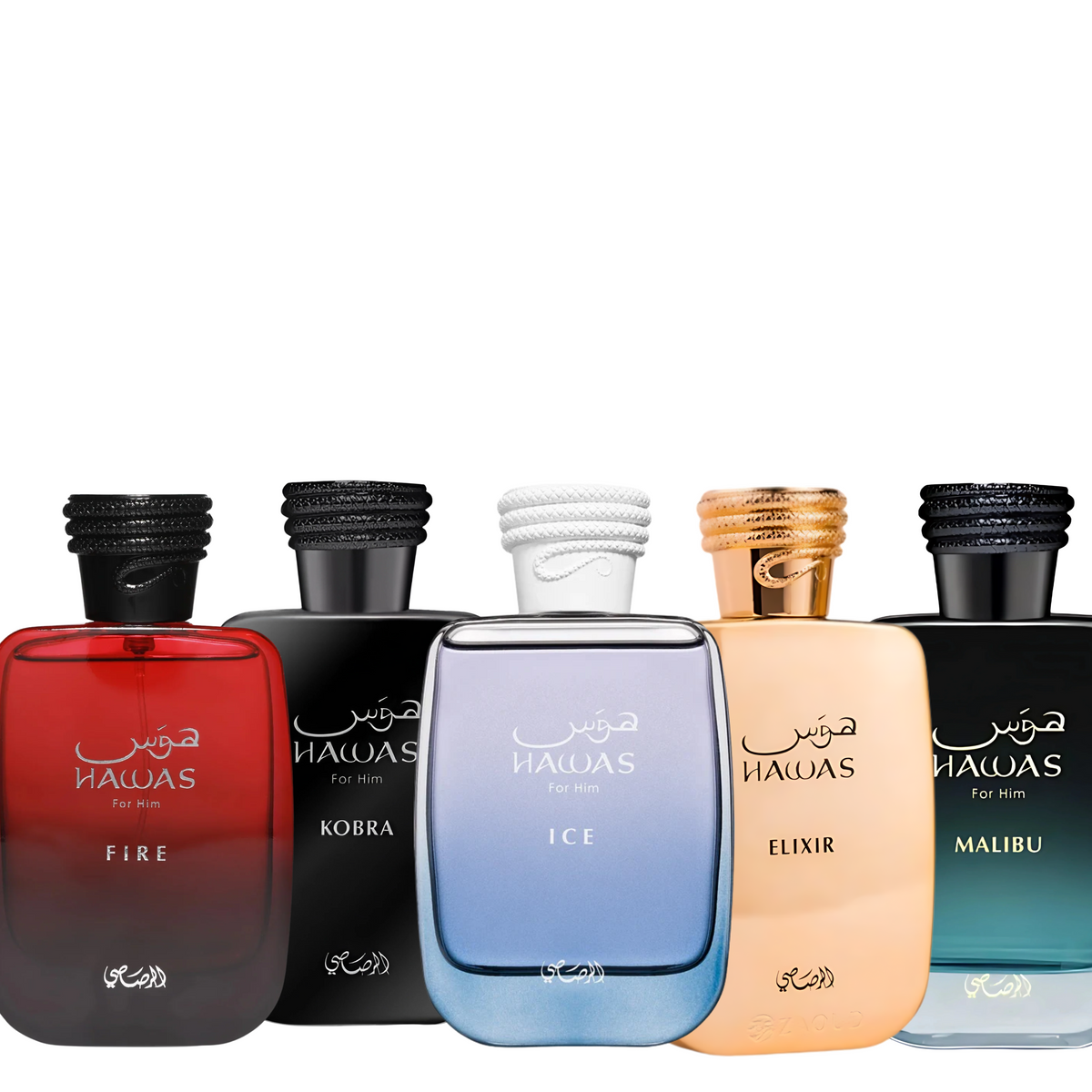 Hawas For Him Collection Perfume 100ml EDP Rasasi Set Of 5 Deal